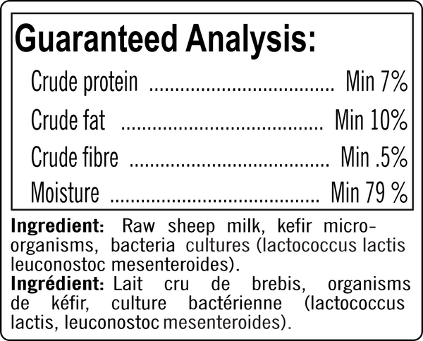 Happy Days Raw Sheep Milk Kefir | Little Chief & Co.
